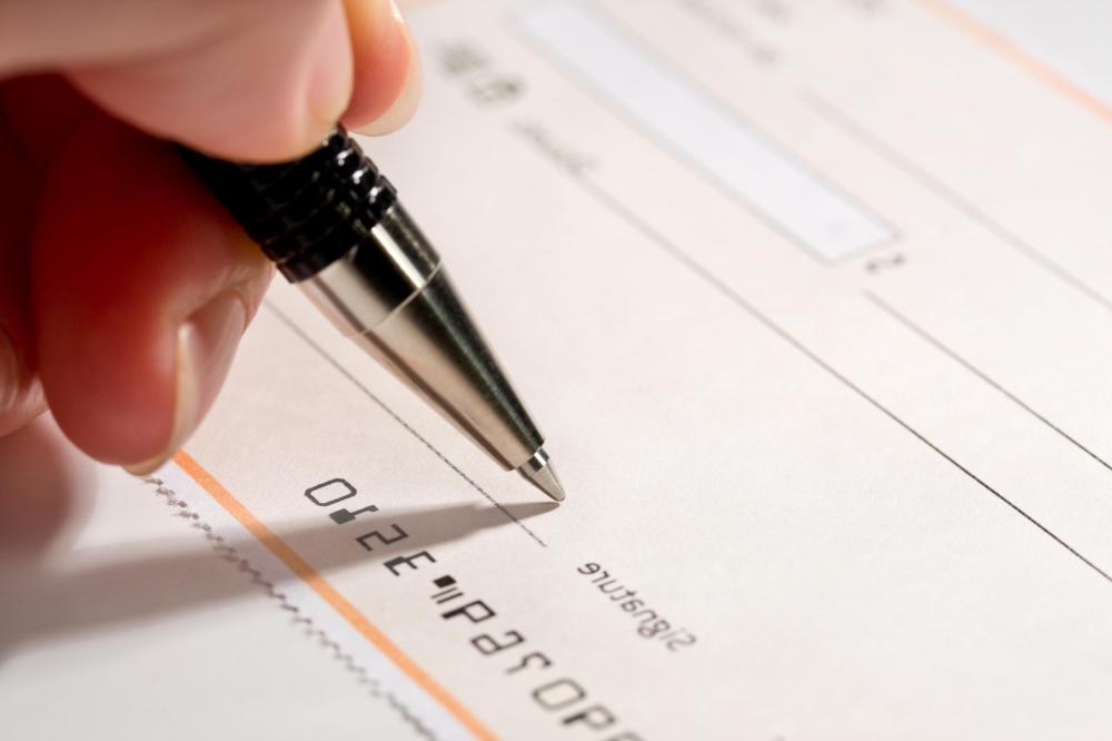 What Is A Blank Check with Pictures 